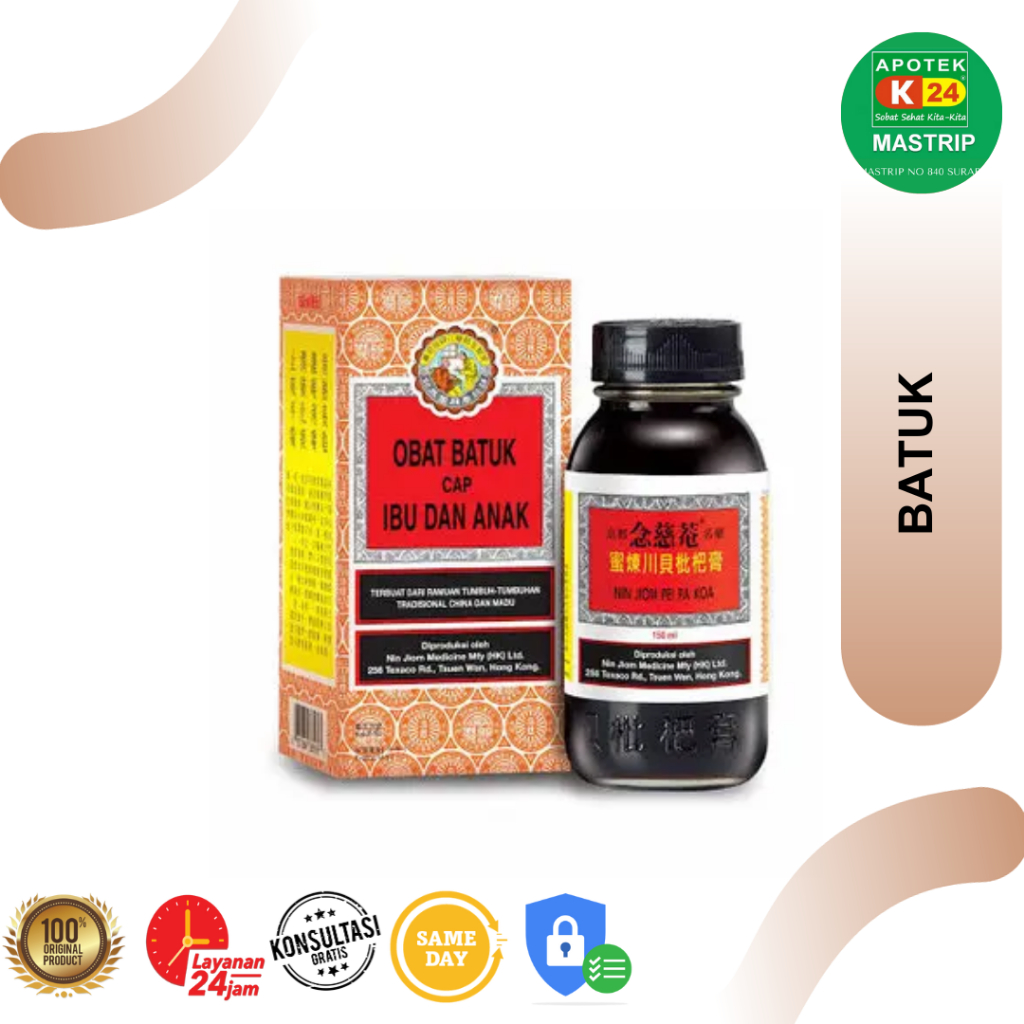 Jual OBAT BATUK IBU ANAK SIRUP 3 TAHUN KEATAS 75 150 300 ML | Shopee ...