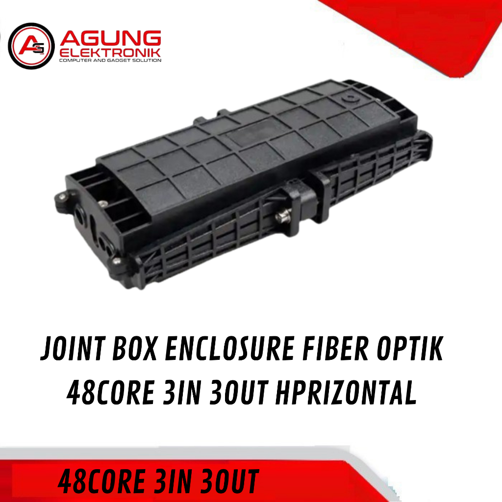 Jual JOINT BOX ENCLOSURE FIBER OPTIK 48CORE 3IN 3OUT HORIZONTAL ...