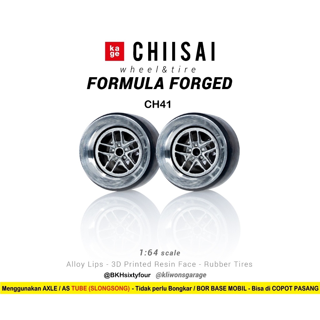 Jual Ban Karet CHIISAI KAGE Model KARMA FORMULA FORGED 10mm AXLE TUBE ...