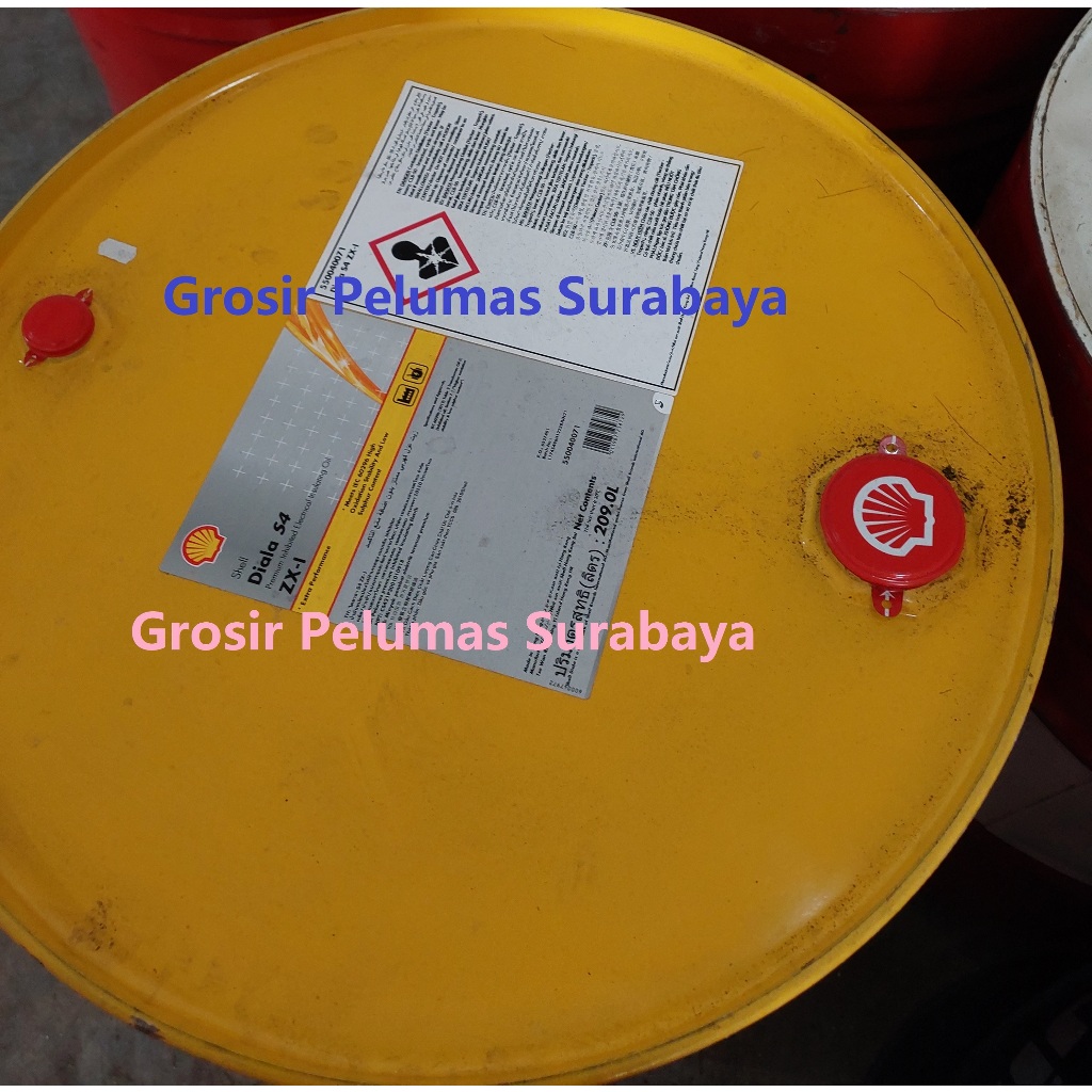 Jual ORIGINAL DRUM oli Trafo listrik Shell Diala S4 ZX-I Electrical ...
