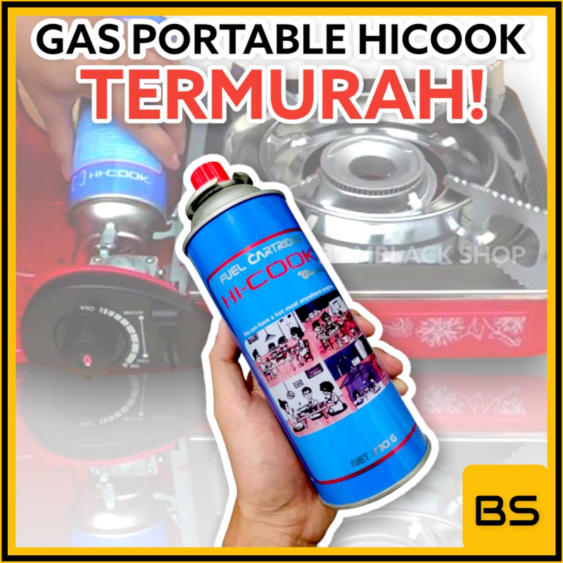 Jual Tabung Gas HICOOK Kaleng 230gr Kompor Gas Portable Hi Cook Hi-cook ...