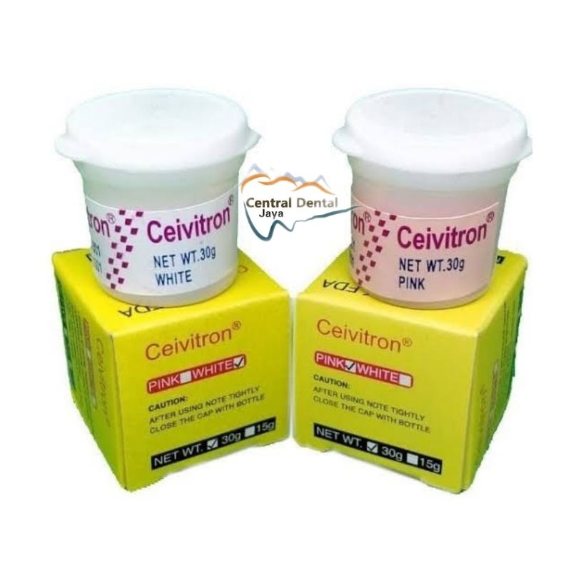 Jual Ceivitron White & Pink / Cavit Tambalan Sementara / Tumpatan ...