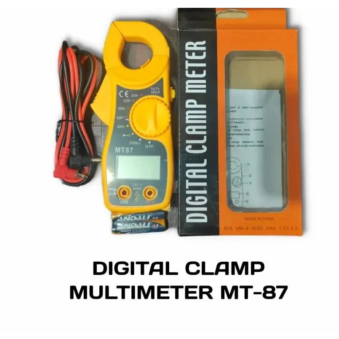 Jual MT87 MT-87 Digital Clamp Meter Multimeter Tang Ampere Tegangan ...