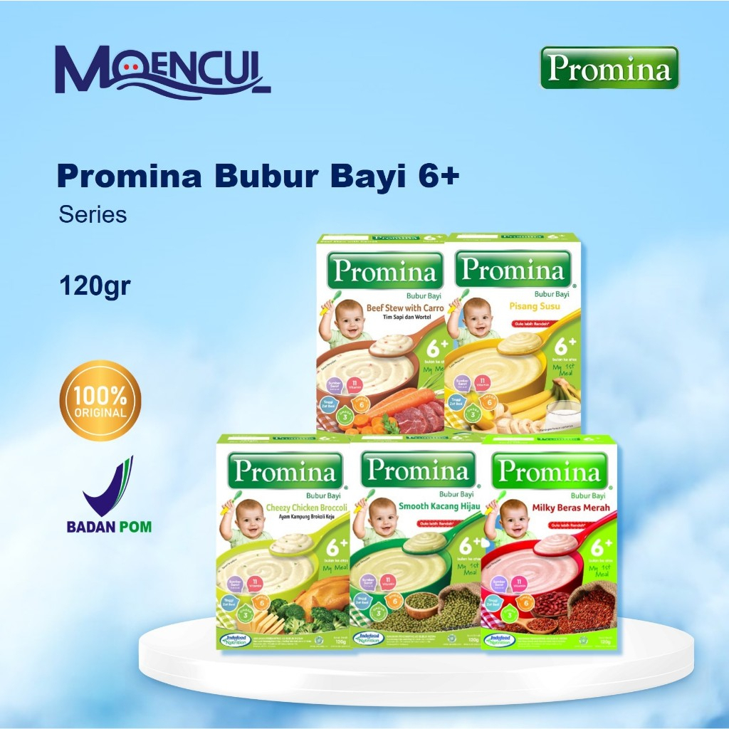 Jual Promina Bubur Bayi 6+ 120gr / Bubur Tim Bayi / Mpasi Bayi ...