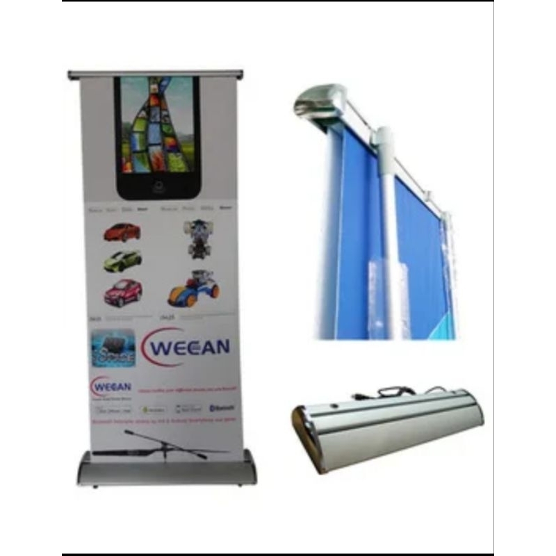 Jual Roll Elektrik Banner Stand Standing 80x200 & 85x200 | Shopee Indonesia