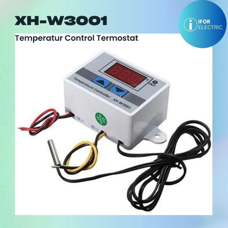 Jual Thermostat Digital AC 220v XH-W3001 Termostat Alat Pengatur Suhu Panas Dingin penetas Telur ...