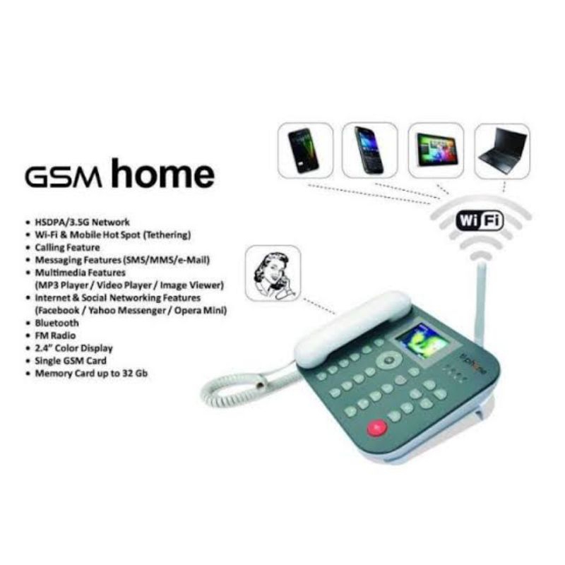 Jual telepon rumah gsm bisa semua kartu | Shopee Indonesia