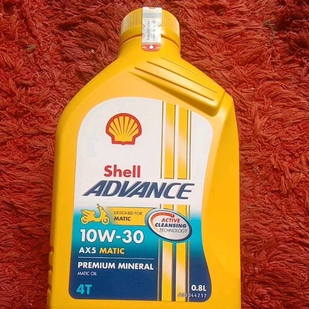 Jual pelumas motor Oli mesin Shell Ax5 metic scooter 10w30 | Shopee ...