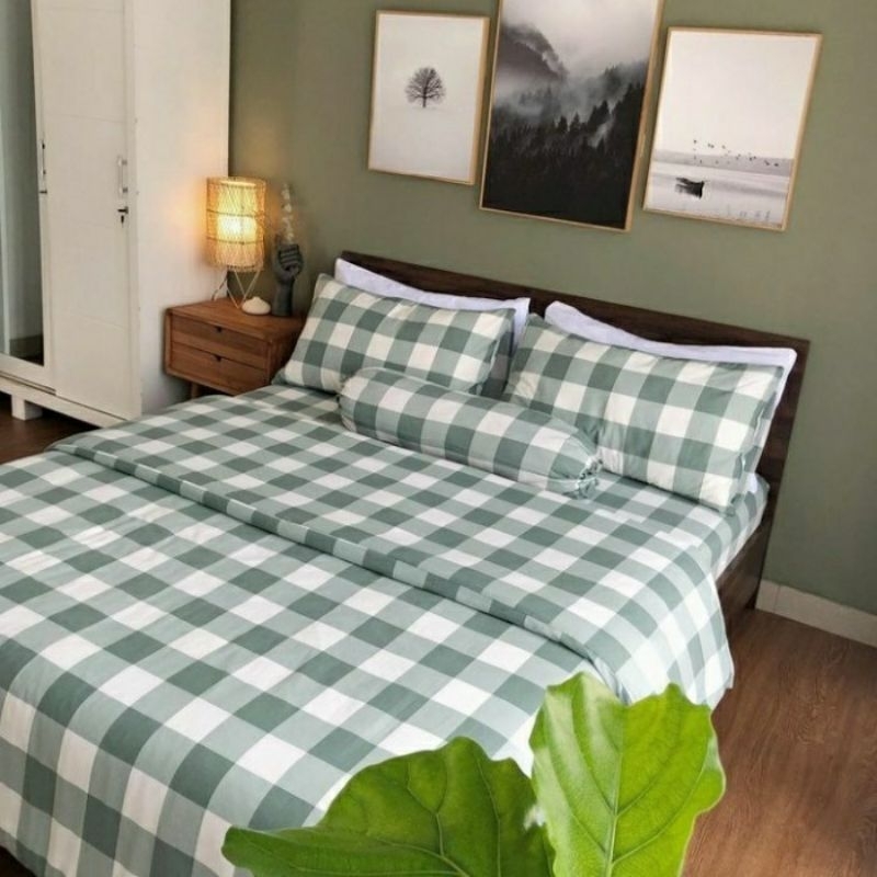 Jual Sprei set bantal guling| Sprei murah Anti Geser Katun CVC | Sprei ...