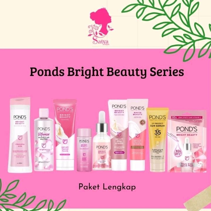 Jual Sepaket Skincare Pond's Bright Beauty Series | Ponds paket ...