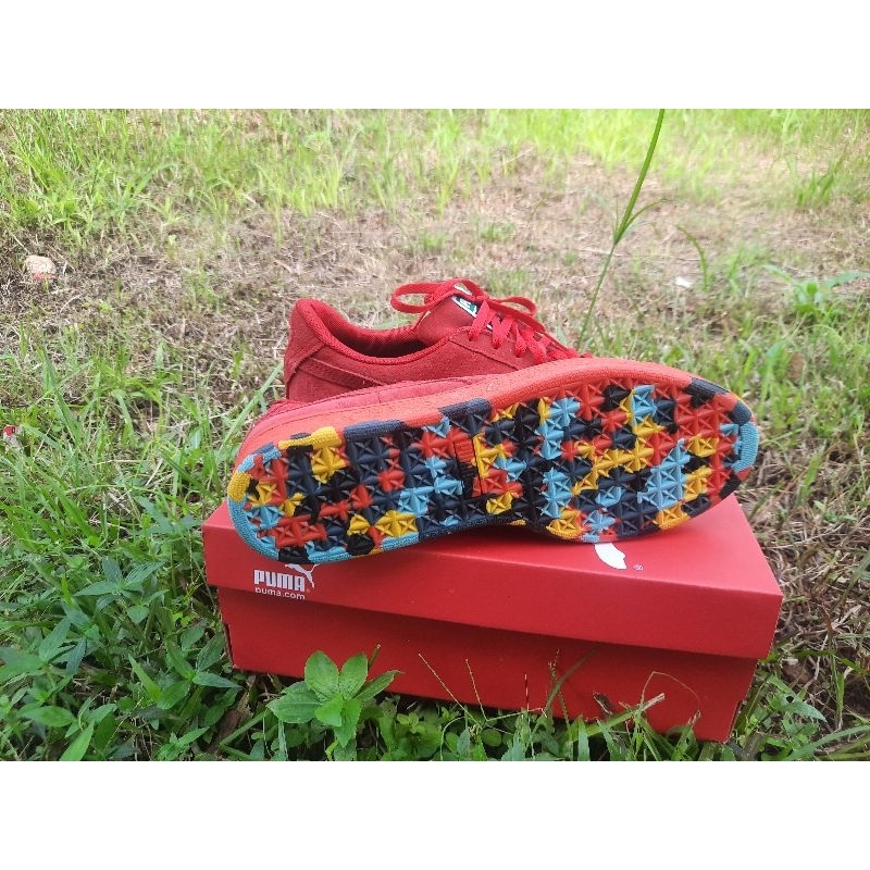 Jual sepatu puma merah camo (new) | Shopee Indonesia
