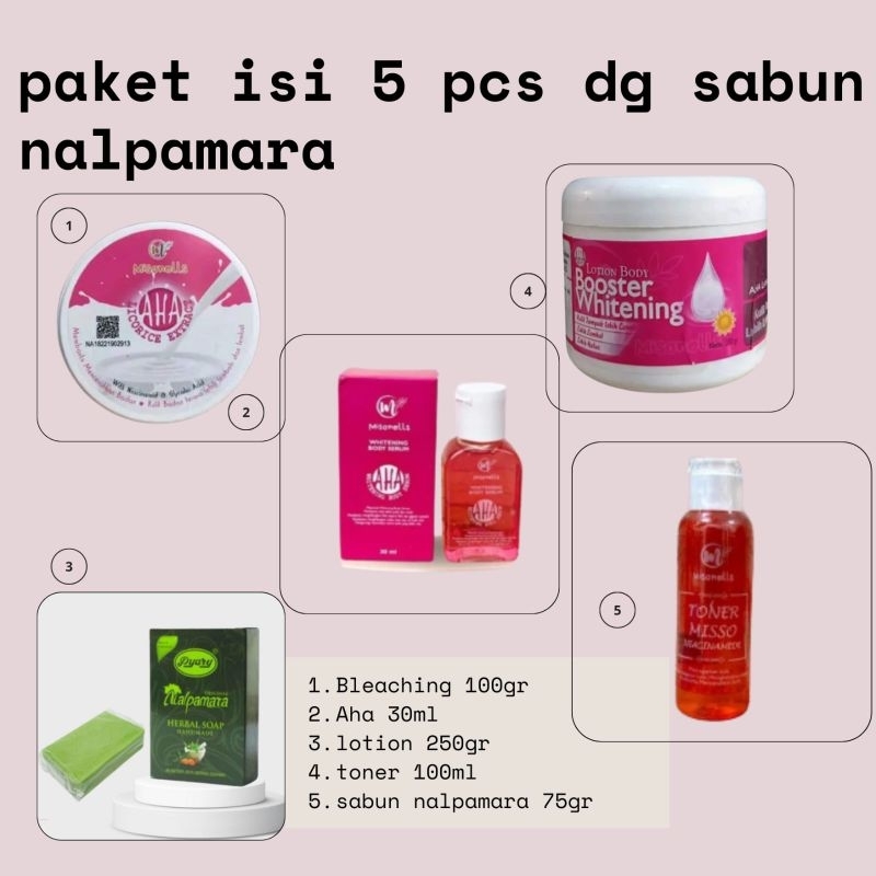 Jual Misonells Bleaching Licorice Extract aha isi 100gr baca deskripsi ...