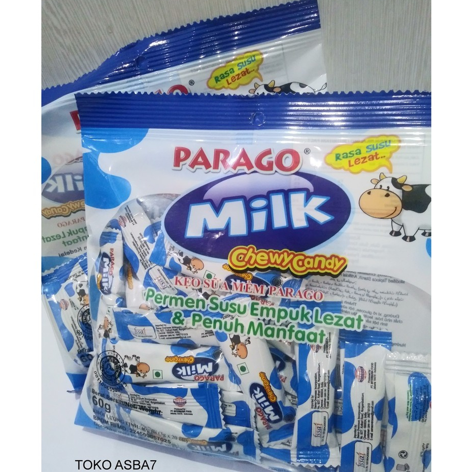 Jual Parago Milk Chewy Candy 60GR | Shopee Indonesia
