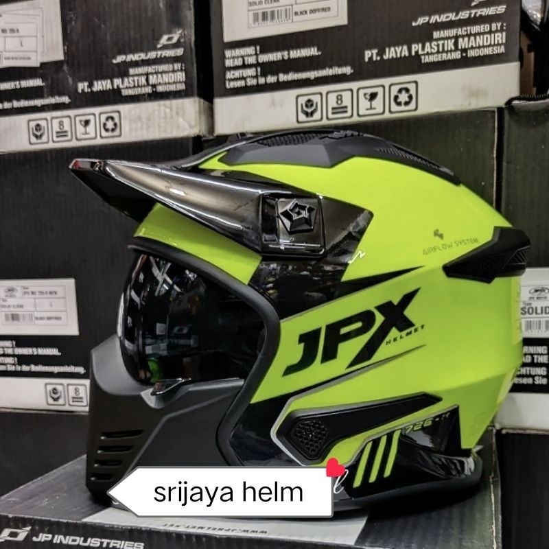 Jual HELM JPX MX 726-R PULL WARNA ORIGINAL 100% | Shopee Indonesia