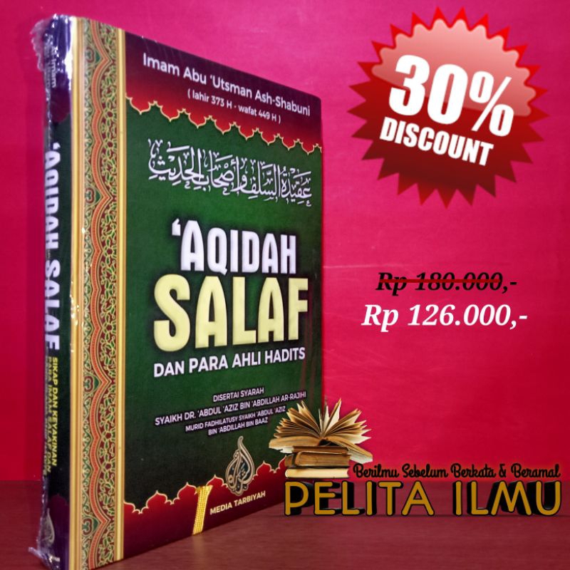 Jual Buku Syarah Aqidah Salaf Dan Para Ahli Hadits - Terjemah Kitab ...