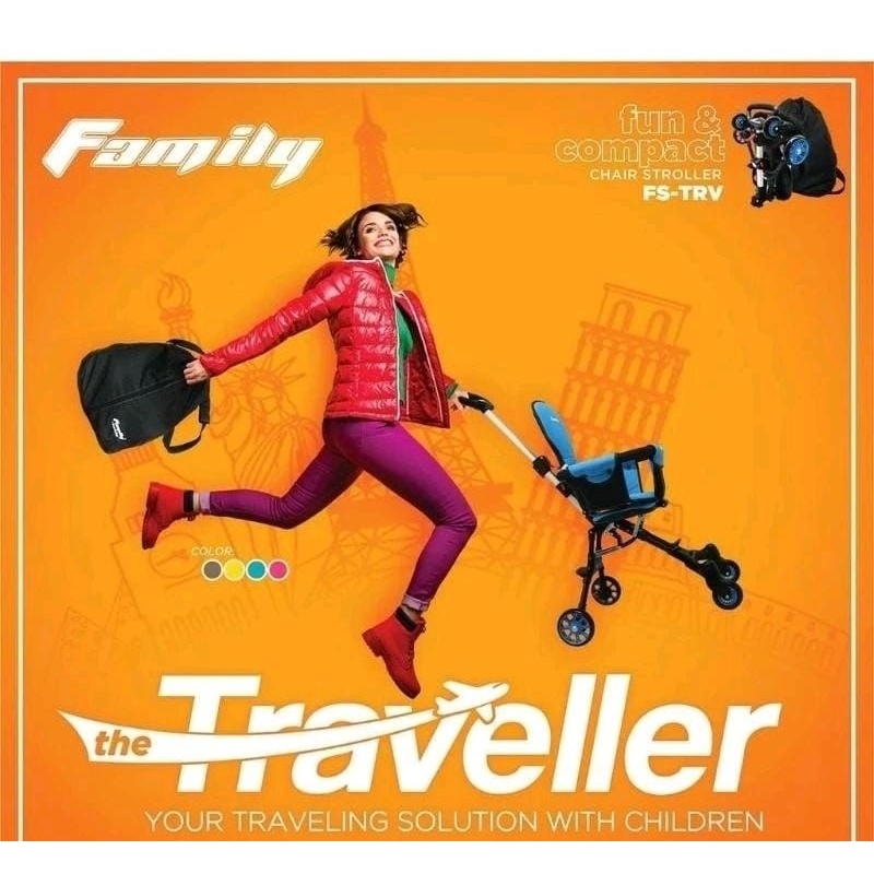 Jual STROLLER FAMILY FS TRAVELLER CABIN SIZE | Shopee Indonesia