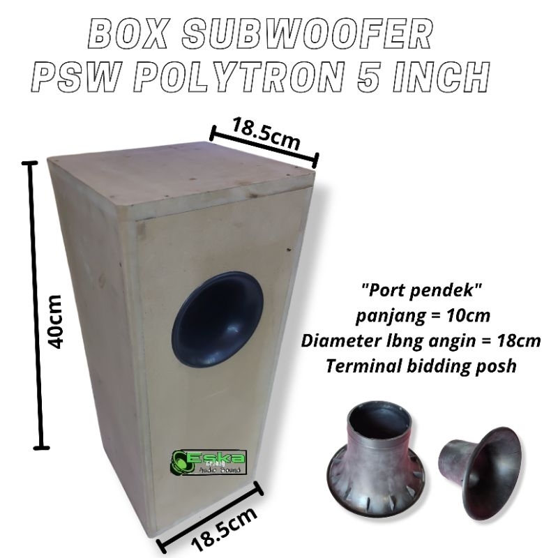 Jual Box Subwoofer PSW Polytron box polytron mentah bungkus vinyl 5 dan ...