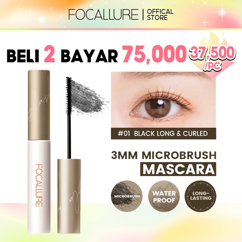 Jual FOCALLURE Curling Eyelash Tahan air Mascara | Shopee Indonesia