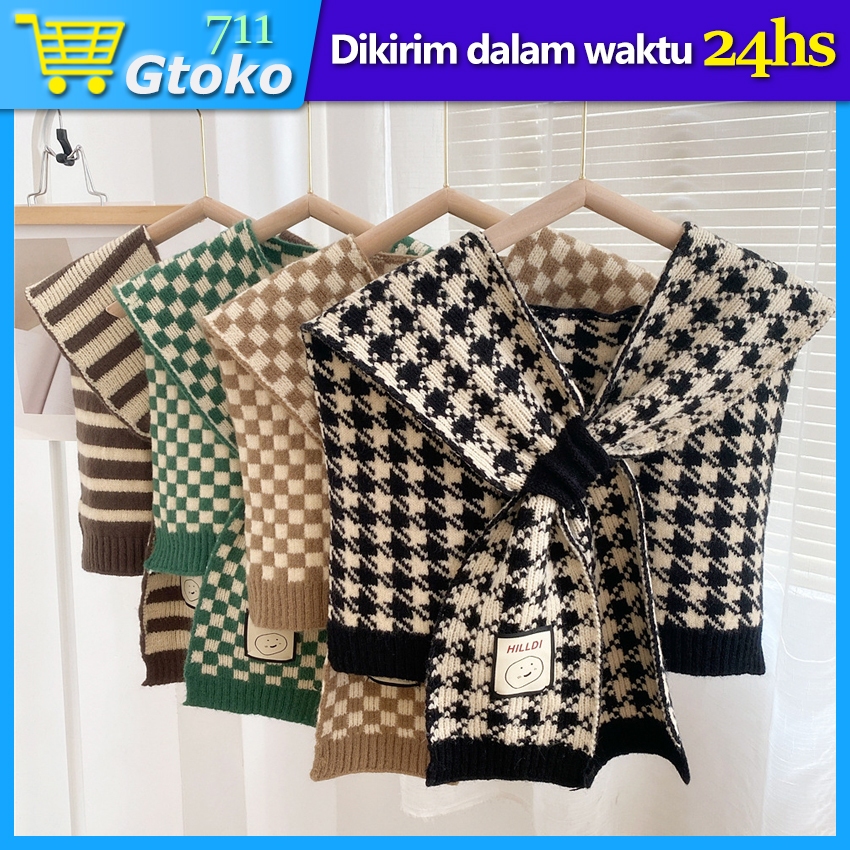 Jual Baju Syal Bahu Wanita Korea Cape Syal Leher Selendang Fake Collar ...