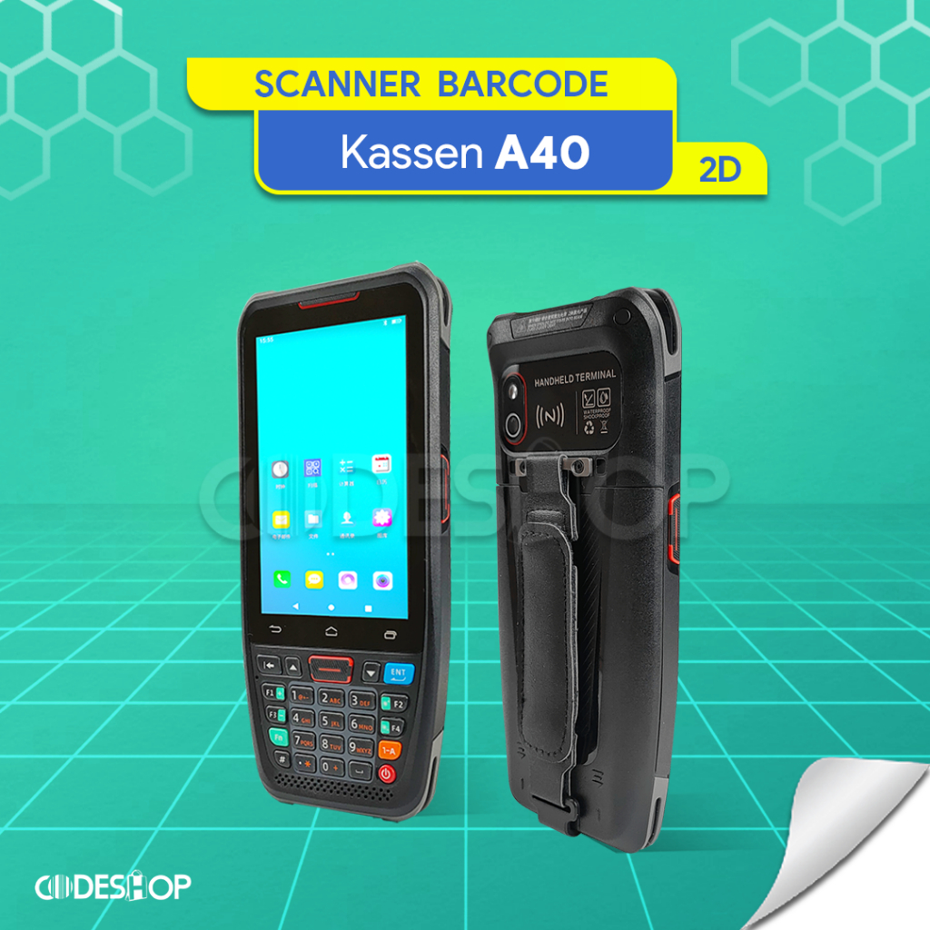 Jual Kassen A-40 Barcode Scanner 2D Android Logistik Warehouse ...