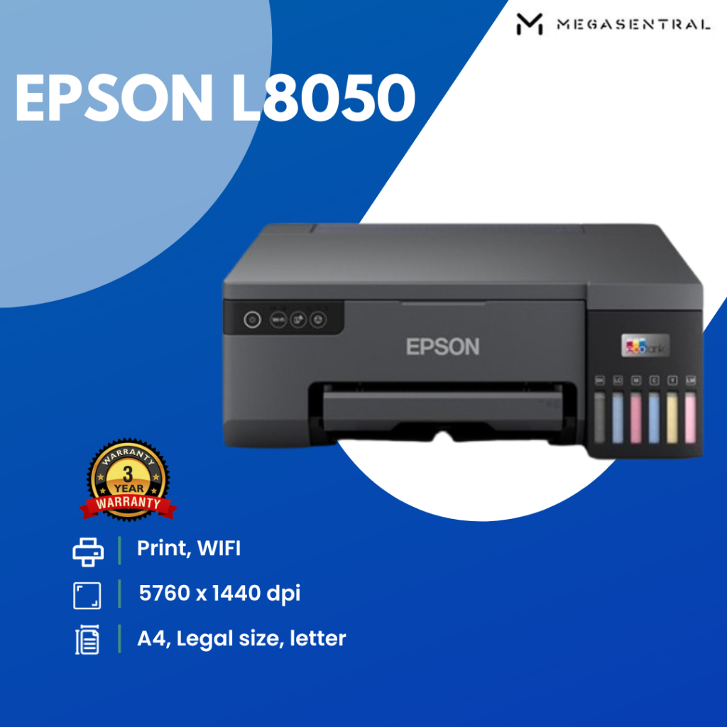 Jual Printer Epson Ecotank L8050 (Pengganti L805) Printer Photo A4 6 Warna | Shopee Indonesia