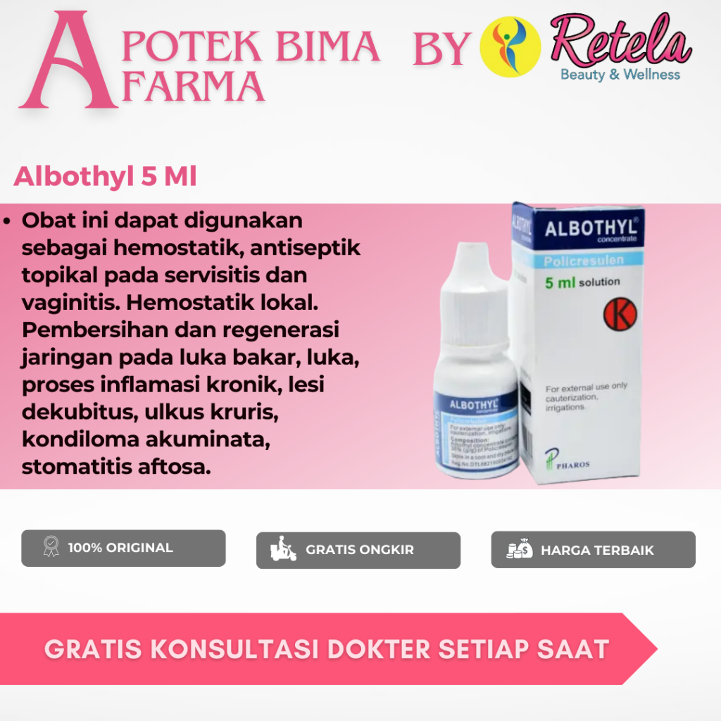 Jual Albothyl Konsentrate 5 ml | Shopee Indonesia