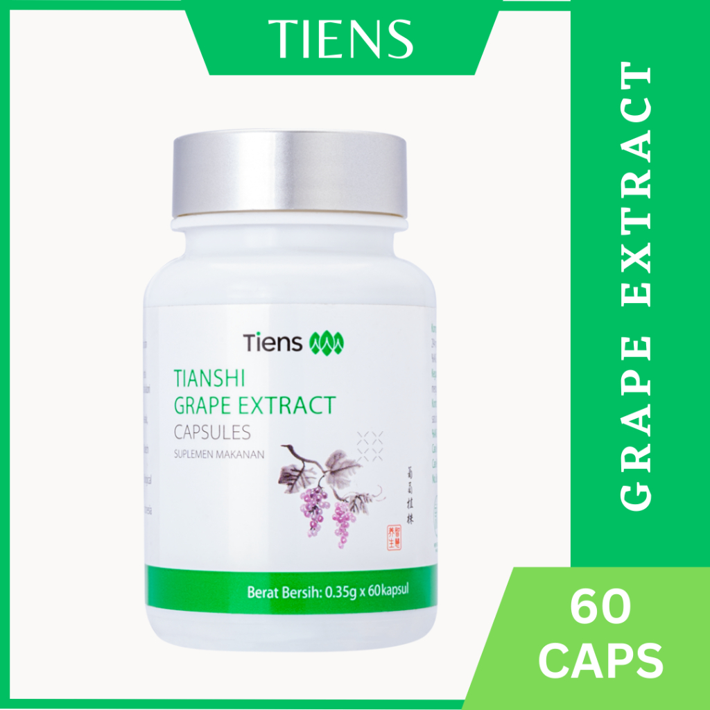 Jual GRAPE EXTRACT CAPSULES / MEMPERLANCAR ALIRAN DARAH / MENGENDALIKAN SEL KANKER | Shopee ...