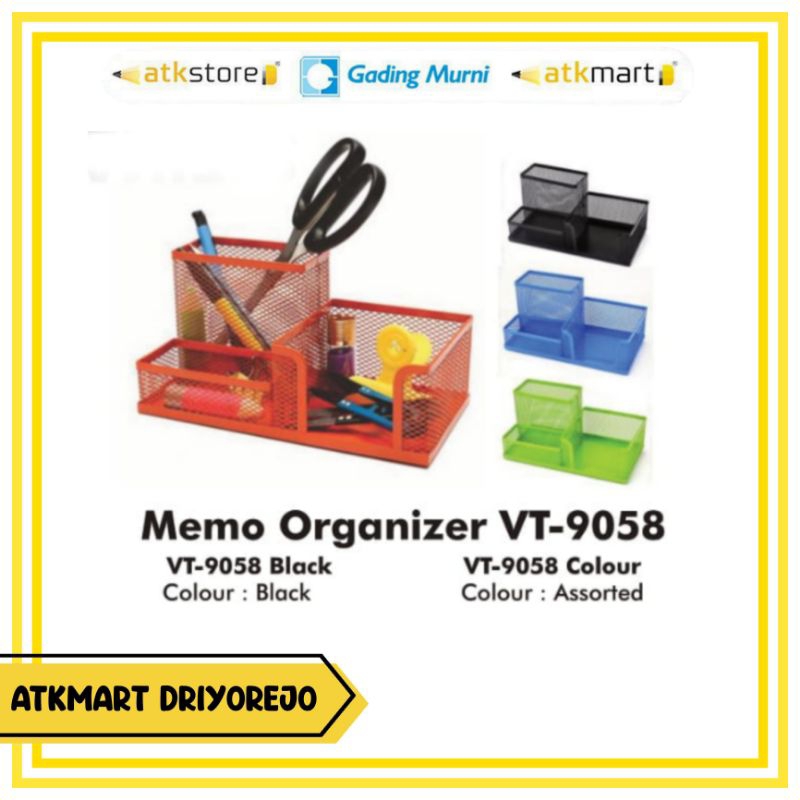 Jual TEMPAT PENSIL MEJA V-TEC MEMO ORGANIZER VT-9058 DESK SET HOLDER ...