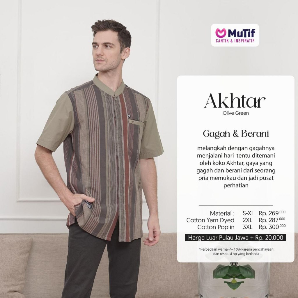 Jual Sarimbit Akhtarina Olive Branch - Ombre Dark - Mutif Akhtarina ...