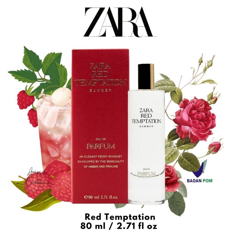 Jual Zara Red Temptation/Golden Decade EDP 80ml | Shopee Indonesia