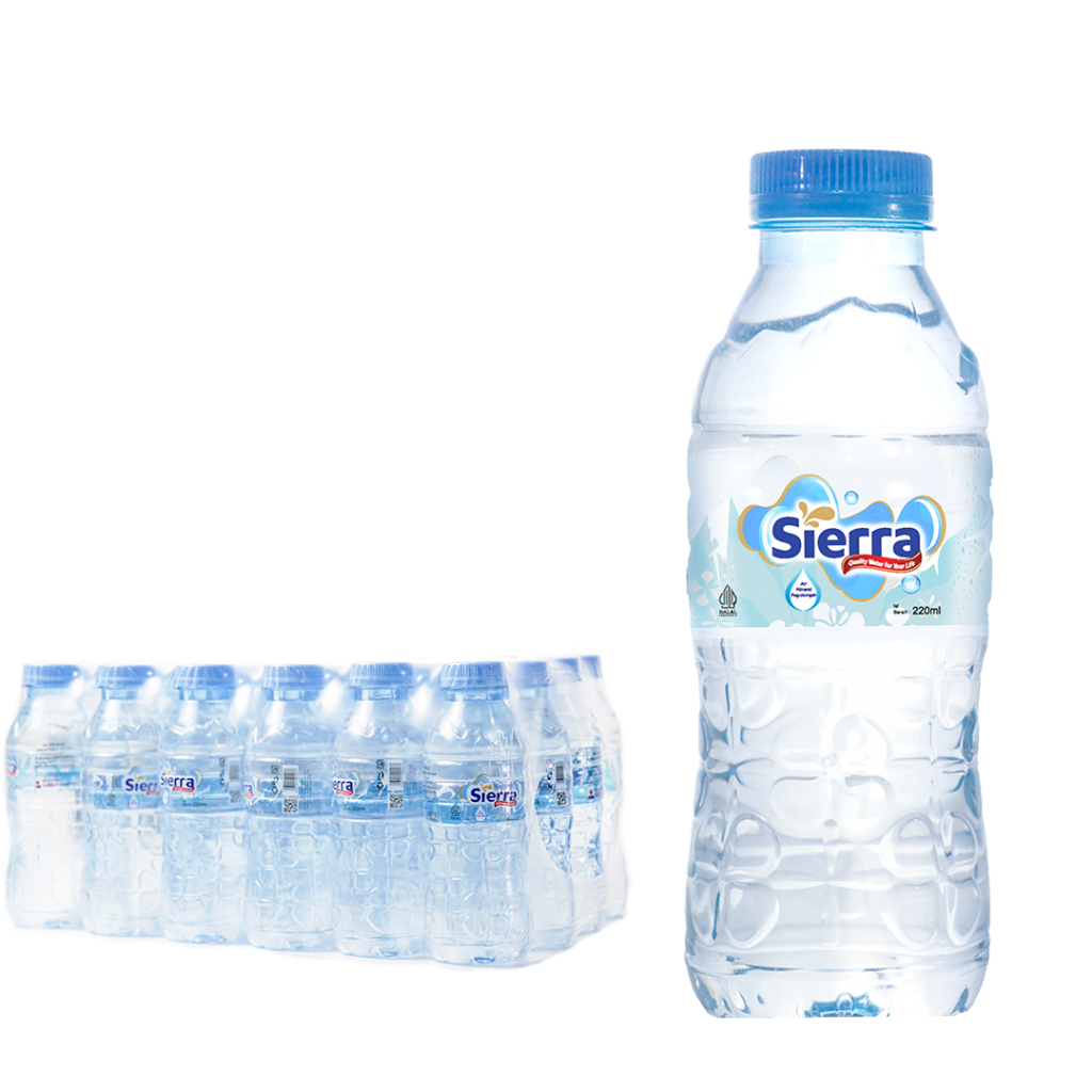 Jual Sierra Air Mineral Botol Mini 220ml 1 Krat isi 24 | Shopee Indonesia