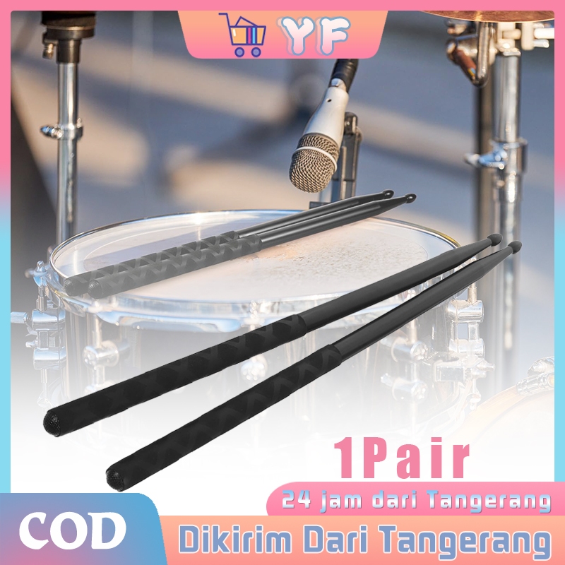 Jual 2Pcs Stik Drum 5A Tongkat Drum Jazz Nilon Stik Drum Elektronik ...