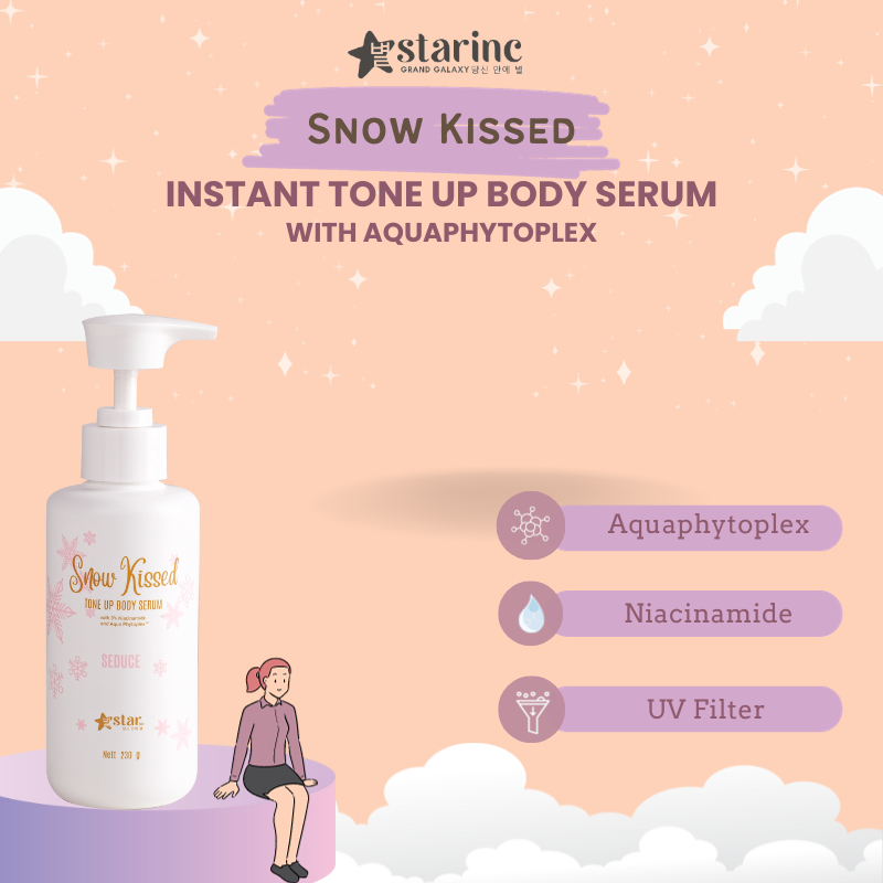 Jual STARINC SNOW KISSED SEDUCE INSTANT TONE UP BODY SERUM | Shopee ...