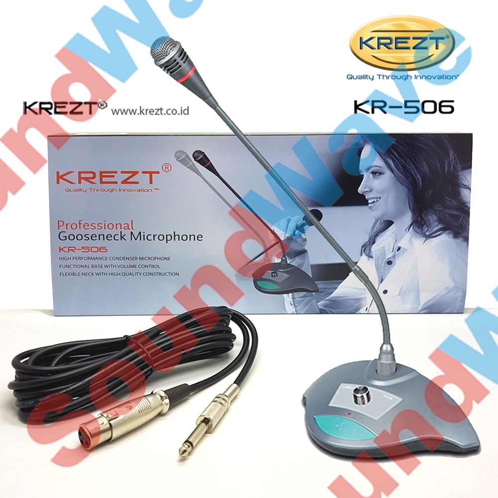 Jual ORIGINAL KREZT KR 506 MIC GOOSENECK CONDENSER With Volume Control | CONFERENCE CONDENSOR ...