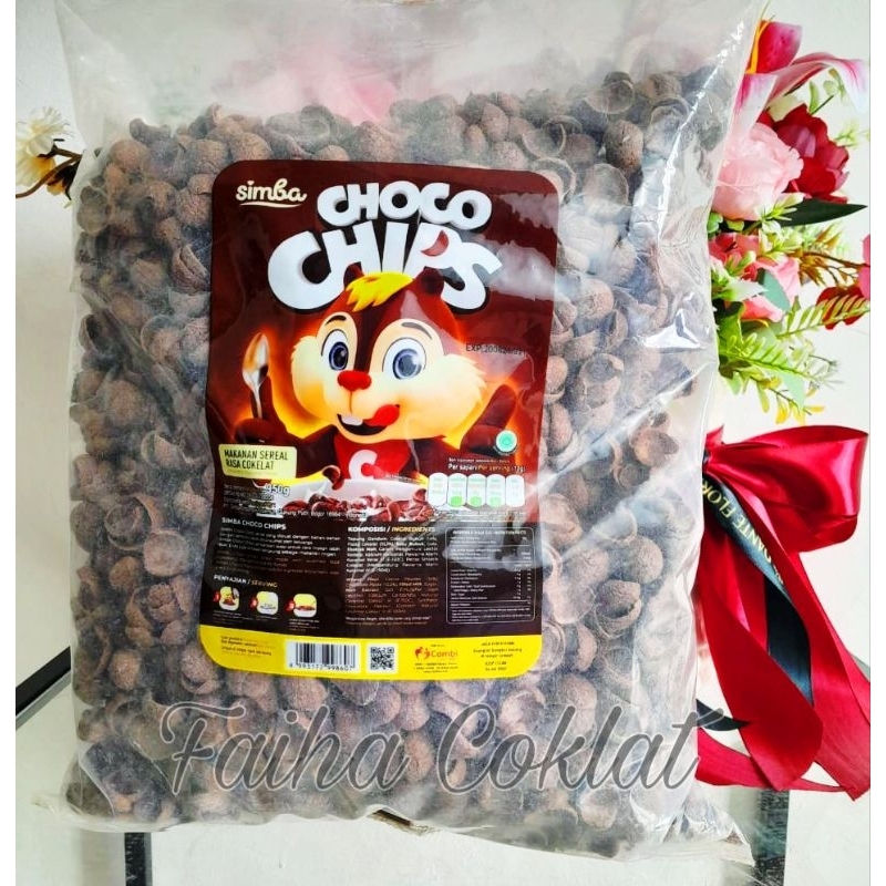 Jual Snack Simba Choco Chips 950gr / Simba Coklat dan Strawberry /Koko Crunch Merk Simba Coco ...