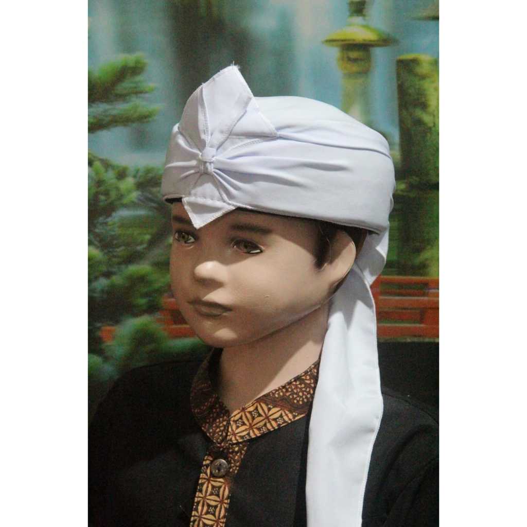 Jual IKET BLANGKON SUNDA JAWA TRADISIONAL DEWASA & ANAK ATAS TUTUP (IKTA PUTIH) | Shopee Indonesia