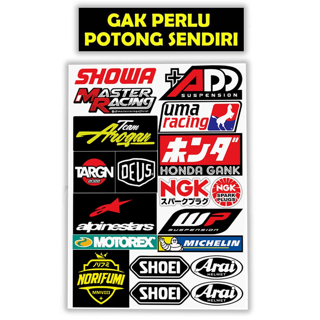 Jual Stiker Motor, Sticker Motor, Stiker Motor Keren, Stiker Racing ...