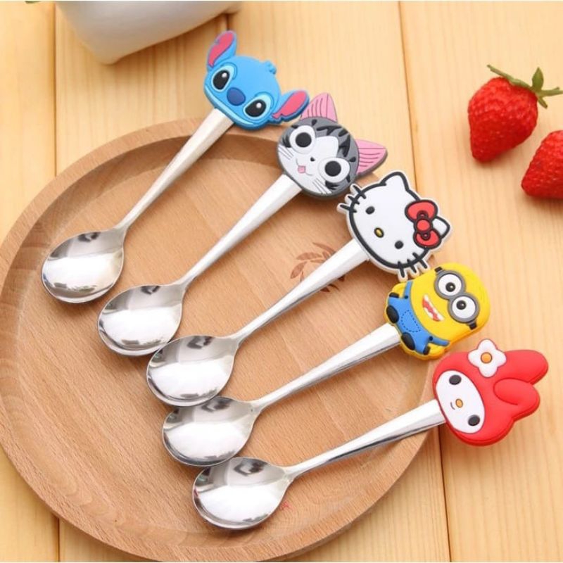 Jual SATU BUAH SENDOK TEH KARAKTER KARTUN LUCU | Shopee Indonesia