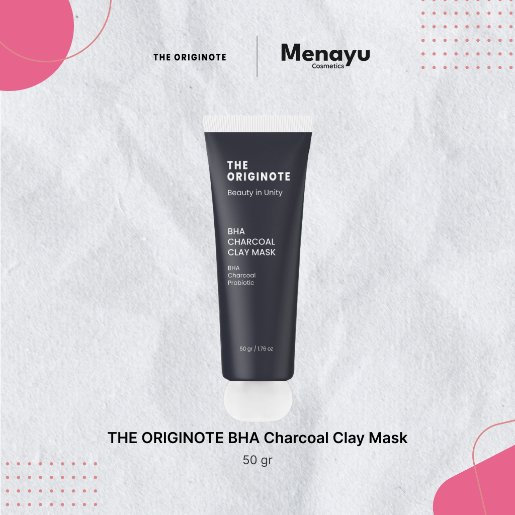 Jual Menayu - THE ORIGINOTE BHA Charcoal Clay Mask | Shopee Indonesia
