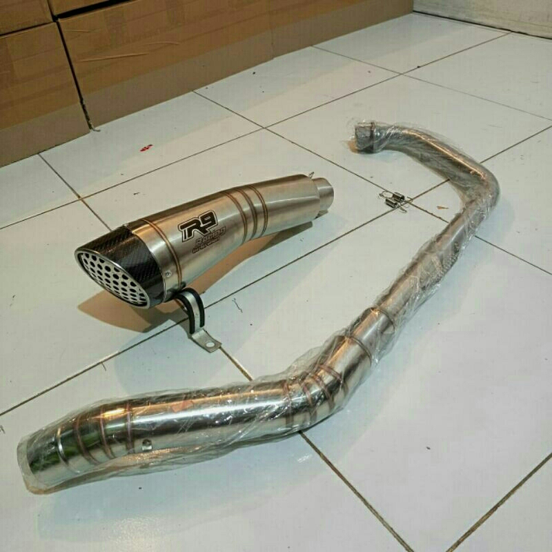Jual KNALPOT RACING R9 H2 VIXION CBR CB150R R15 BYSON MEGAPRO GSX FU ...