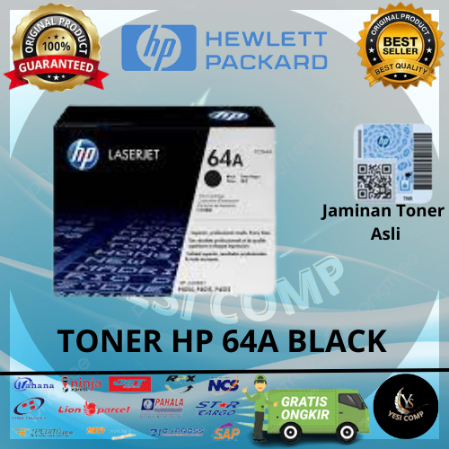 Jual Toner HP LaserJet 64A Black (CC364A) Original Cartridge | Shopee ...