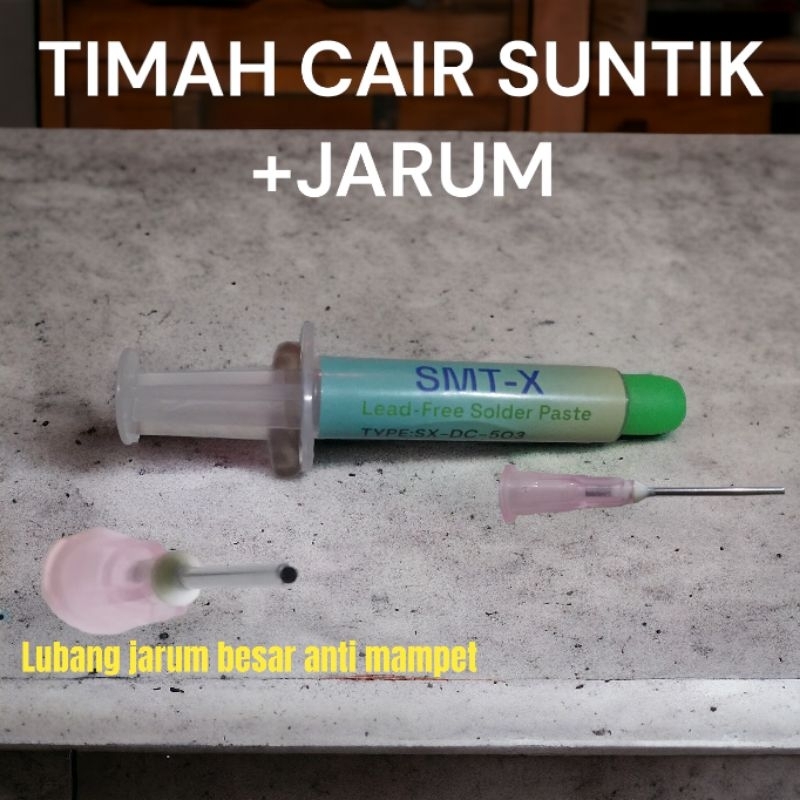 Jual Timah cair / Timah pasta SMT-X 183° 15gr/50gr untuk pemasangan led ...