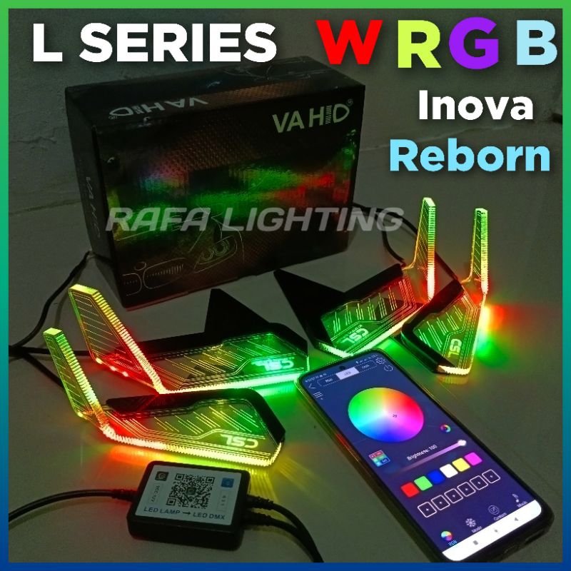 Jual L- Series RGB Vahid | Premium 3D Lazy Crystal Slim Custom Light ...