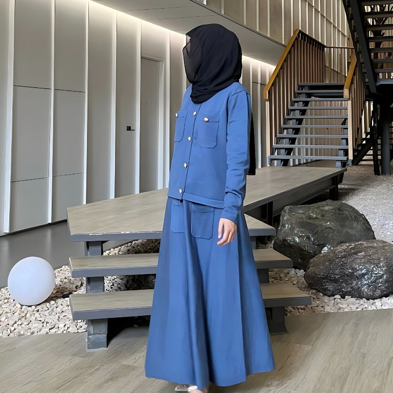 Jual GONEGANI OFFICIAL - Pakaian Wanita Satu Set Rok Ima Set Sweater ...