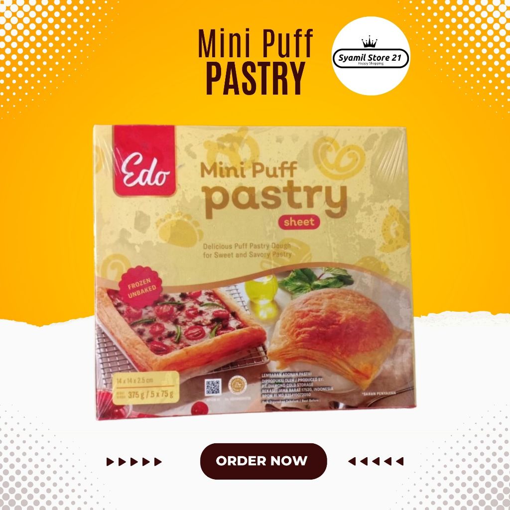 Jual [JABODETABEK] Edo Mini Puff Pastry Sheet 375 gr Kulit Lembaran ...