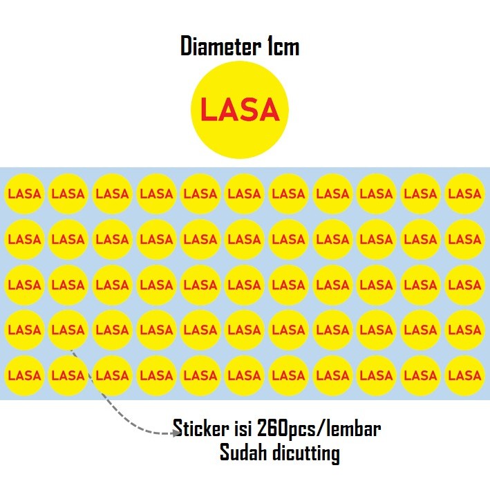 Jual Stiker High Alert | Stiker Lasa Diameter 1cm isi 260pcs perlembar | Stiker Medis | Shopee ...