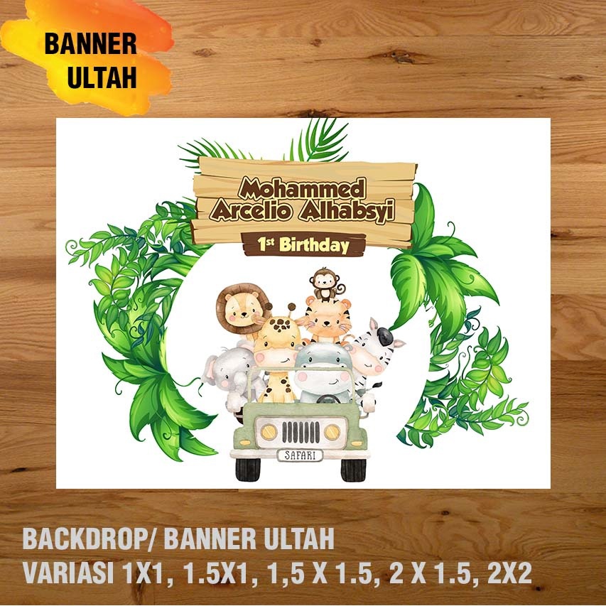 Jual KEBUN BINATANG /ZOO/ANIMAL/ SAFARI/ BANNER/ BACKDROP/ SPANDUK ...