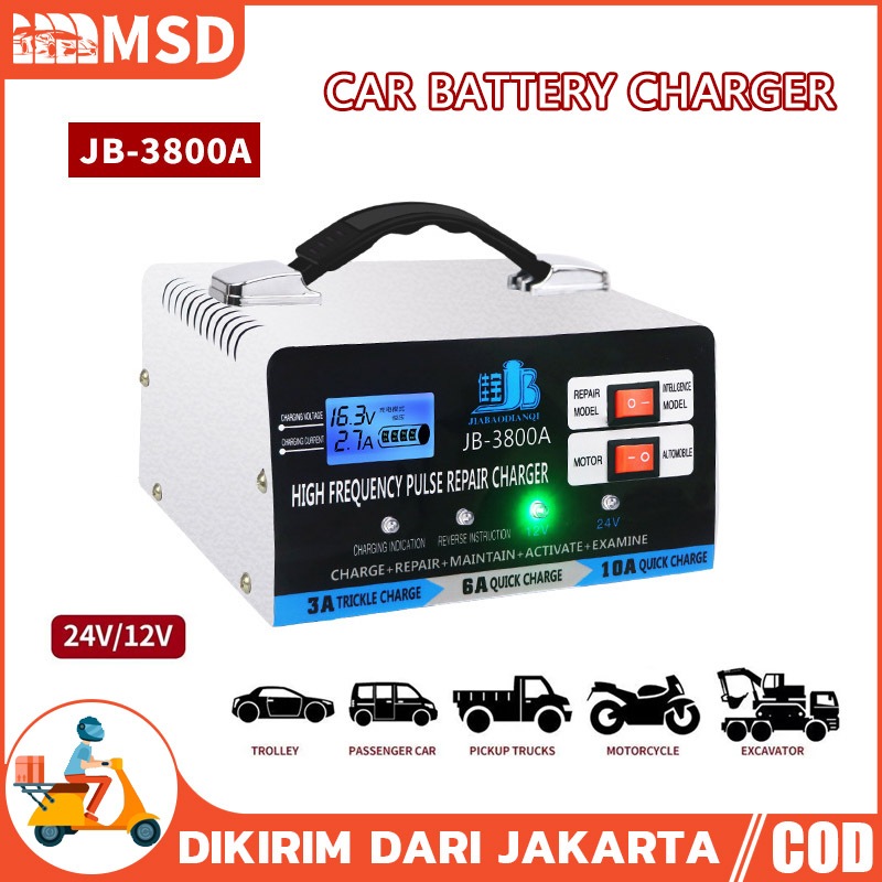 Jual Charger Aki Otomatis Smart Intelligent Auto Repair Mobil Pengisi ...