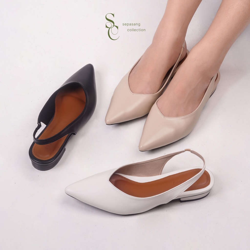 Jual Sepasang Collection Freya Mules Wanita Heels Hak 3 Cm | Shopee ...