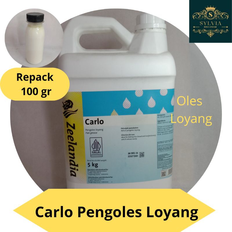Jual Carlo Oles Loyang PAN Grease / Pengoles Loyang 100 gr Repack ...